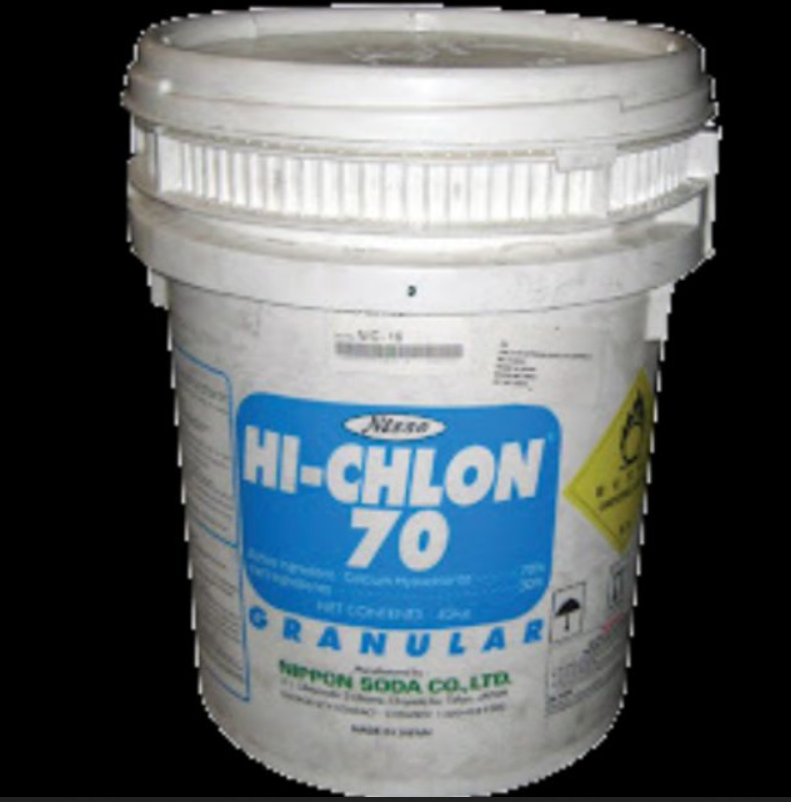 Hi-Chlon 70% Japan chlorine 45kg drum – Watershop.ph