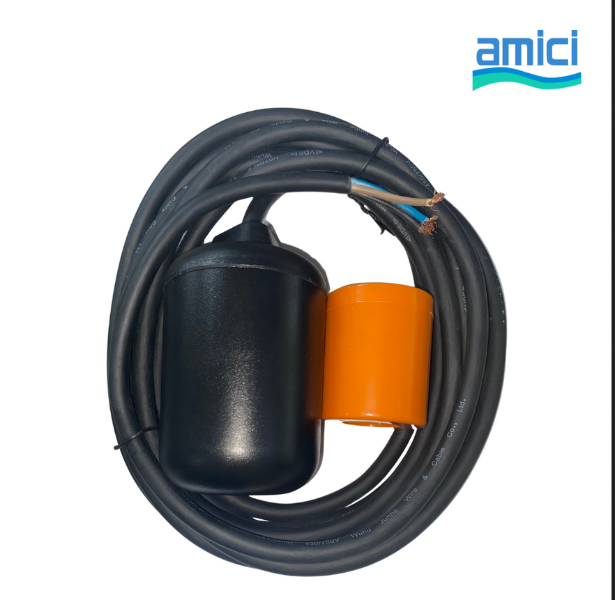 Jet-Flo FSK-2 Float Switch, w/ 4.5m cable + Weight (Dual Function ) 3 ...